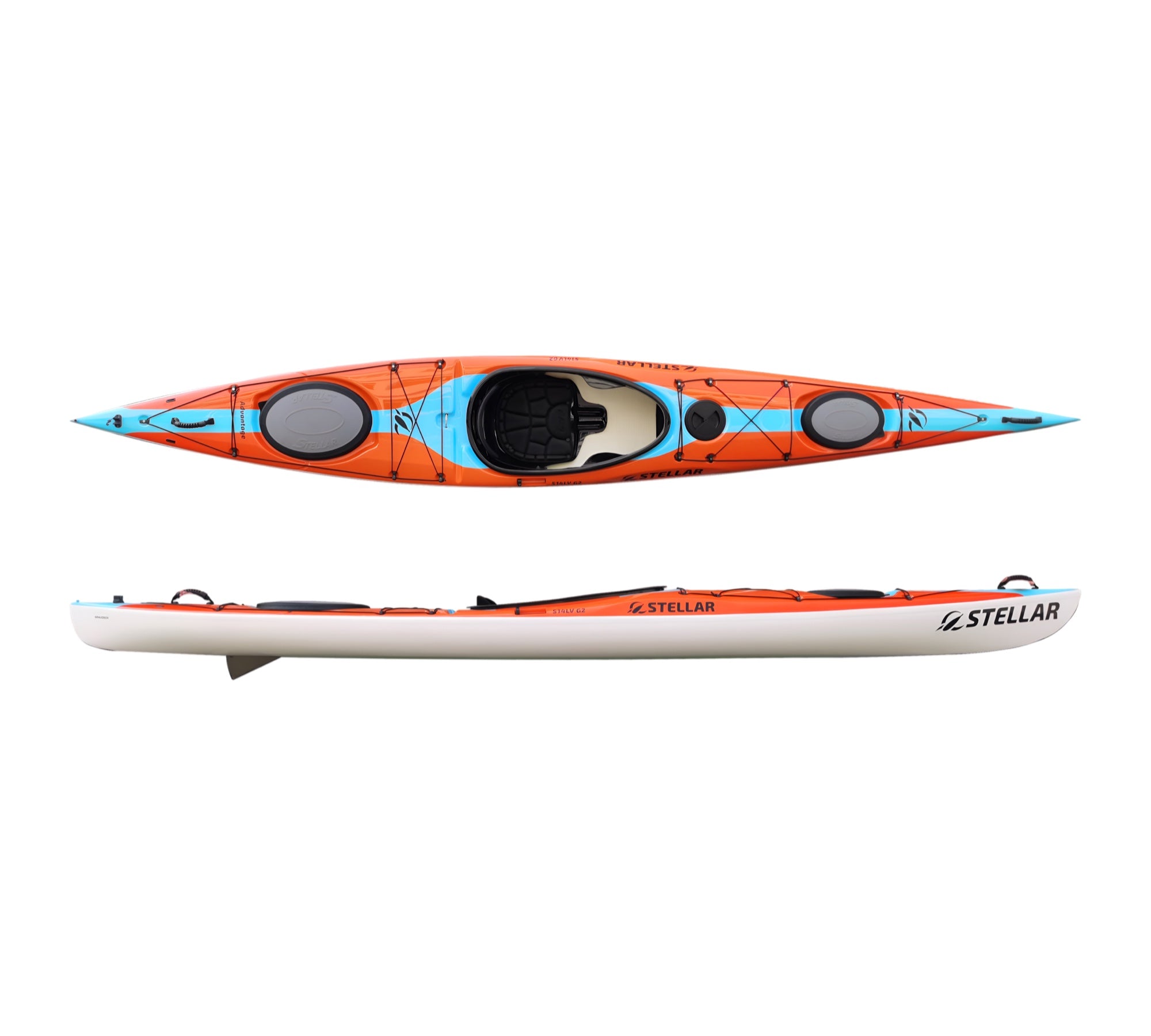 Stellar S14LV Touring Kayak (rudder ready) | PaddleZone